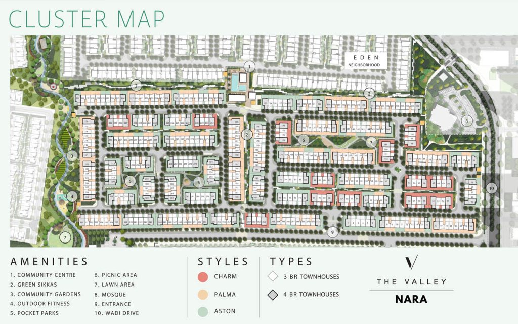 NARA Townhouses The Valley Area Guide | Bayut
