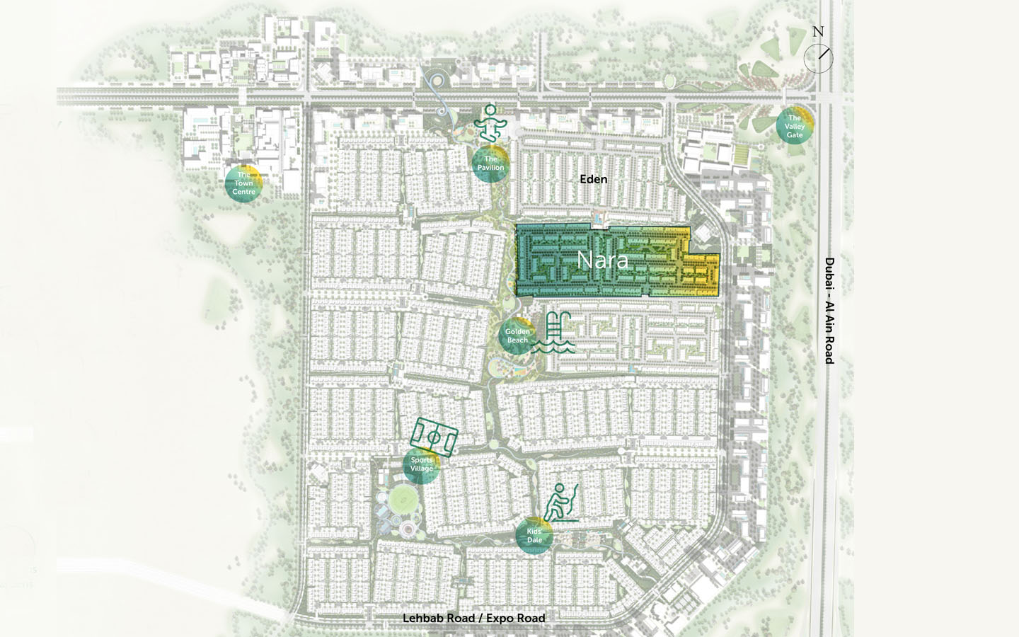 NARA Townhouses The Valley Area Guide | Bayut